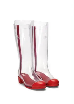 IZSEL Cristallo Rain Boot - Red