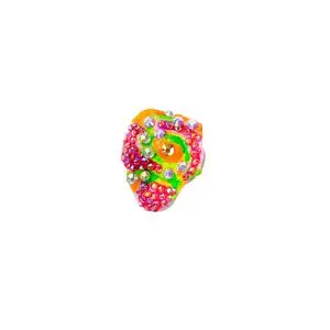 ACID CAT Magic Super Sparkle Rhinestone Ring - Orange