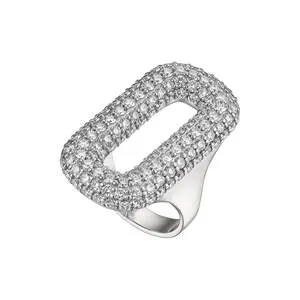 THIRTY1 Pavé Void Ring - Silver