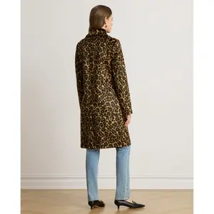Ralph Lauren Leopard-print Faux-haircalf Coat