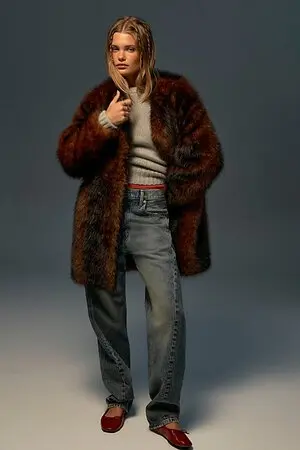 Free People Faux Fur Coat