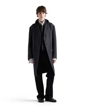 Prada Technical Fleece Hoodie Jacket