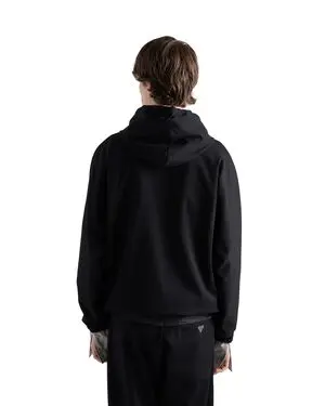 Prada Technical Fleece Hoodie Jacket