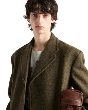 Prada Single-breasted Wool Coat