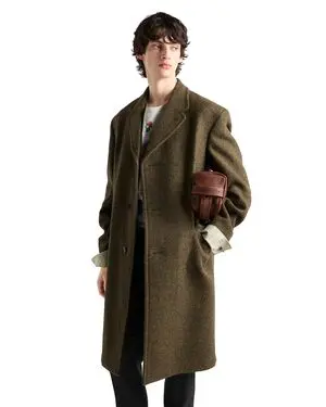 Prada Single-breasted Wool Coat