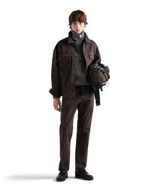 Prada Wool And Cashmere Polo Sweater