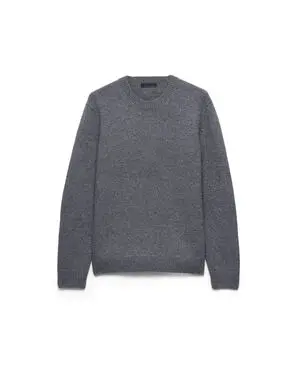 Prada Wool Crew-neck Sweater - Grey