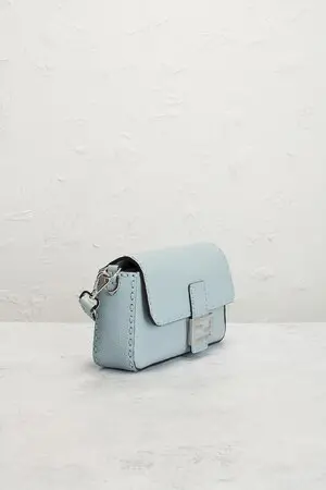 Fendi Selleria Baguette Shoulder Bag - Blue
