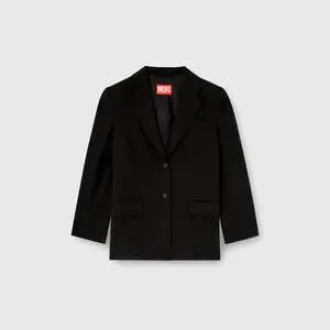 DIESEL® Wool Blend Blazer - Black