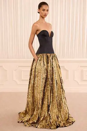 Ulla Johnson Delora Strapless Lurex Gown