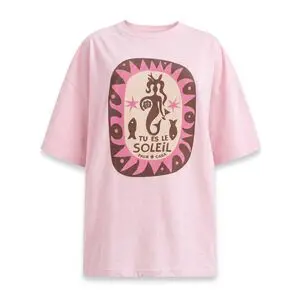 PALM COLLECTIVE Soleil Mermaid Print T-shirt