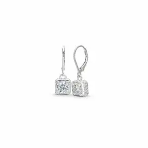 KARYN CHOPIK STUDIO LTD Gala Earring With Sterling Cube - Silver