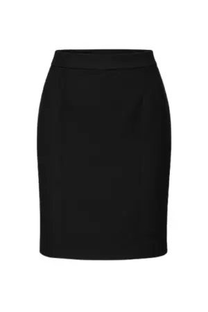 CONQUISTA Essential Tailored Knee-length Skirt