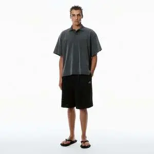 Alexander Wang Athletic Mesh Logo Basketball Shorts