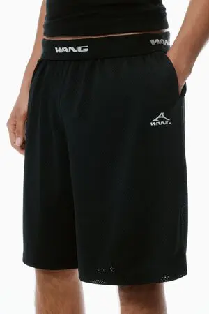 Alexander Wang Athletic Mesh Logo Basketball Shorts