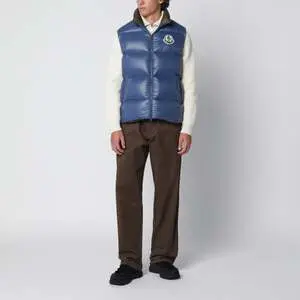 Moncler Padded Gilet In Nylon Laqu