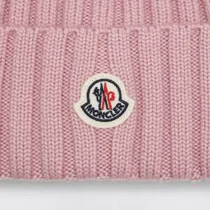 Moncler Wool Beanie With Pom-pom