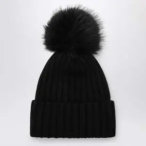 Moncler Wool Beanie With Pom-pom