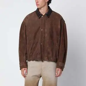 SALVATORE SANTORO Jacket In Vintage-effect Suede