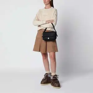 Moncler Caradoc Shoulder Bag In Nylon - Black