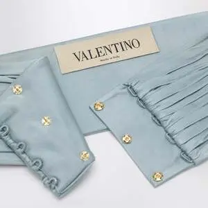 Valentino Garavani Wide Pleated Belt