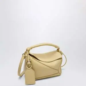 Loewe Puzzle Featherlight Bag - Beige