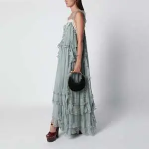 Chloé Suede Hobo Bag With Sculptural Handle
