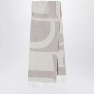 Loewe Light Cashmere Scarf With Anagram Patch
