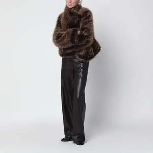 BB COUTURE Black/ Susan Jacket In Faux Fur