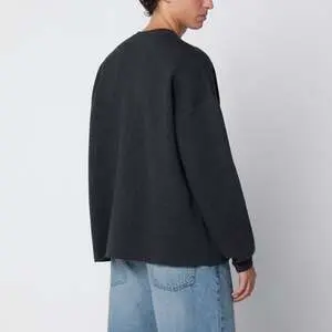 Loewe Charcoal Cotton Blend Jumper - Grey