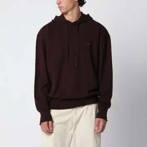 Loewe Dark Hooded Sweatshirt - Brown