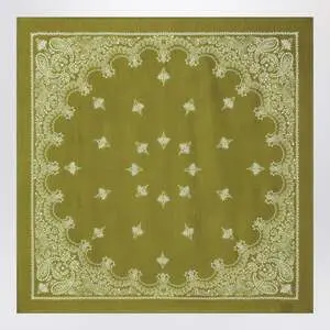 Destin Pistachio Judy Bandana Scarf In Wool - Green