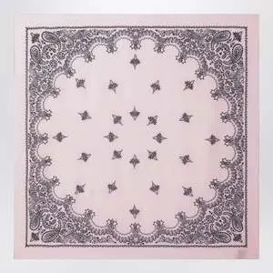 Destin Judy Bandana Scarf In Wool - Pink