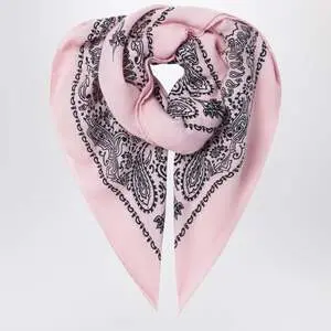 Destin Judy Bandana Scarf In Wool - Pink