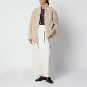 Source Unknown Manuela Teddy-effect Shearling Jacket