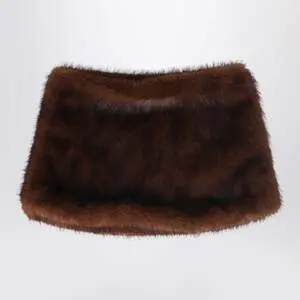 Source Unknown Edmea Faux-fur Neck Warmer - Brown