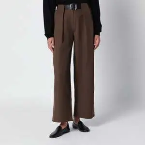 Source Unknown Matteo Trousers With Belt - Brown