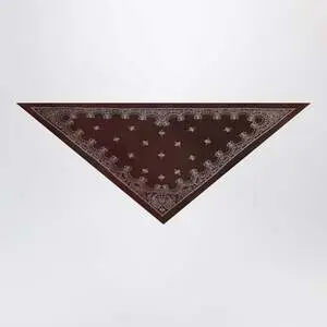 Destin Triangular Bandana Scarf In Wool