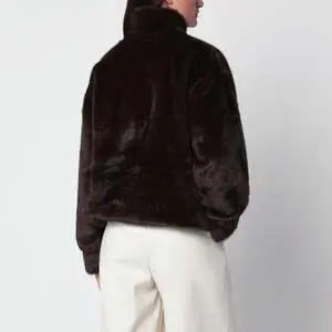 Source Unknown Faux Fur Half-zip Sweatshirt