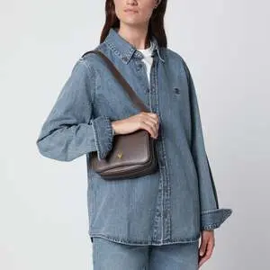 AMI Paris Smooth Leather Shoulder Bag