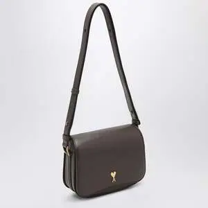 AMI Paris Smooth Leather Shoulder Bag