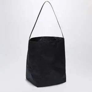 VALESQUE Navy Nylon Bucket Tote Bag