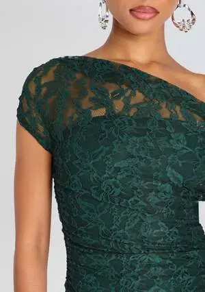 SEROYA Noel Mesh Midi Dress