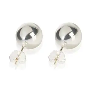 Tiffany & Co. Sterling Silver Hardwear Ball Earrings