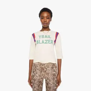 MOTHER The Better Half Insert Trail Blazer T-shirt - Red
