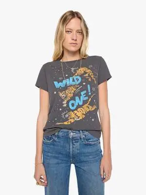 MOTHER The Boxy Goodie T-shirt - Black