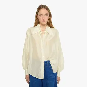 Alix Of Bohemia Dana Silk Shirt - Yellow