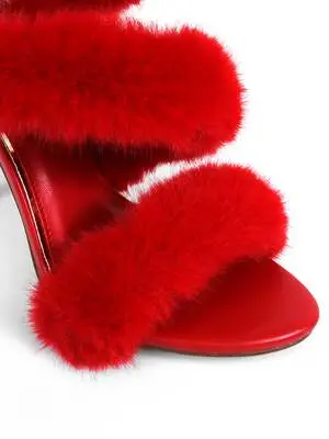 Frederick's Of Hollywood Stiletto Sandal - Red