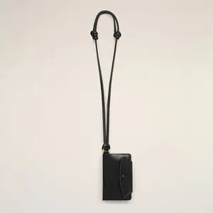 AMI Paris Mimi Cow Leather Notebook Holder