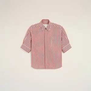 AMI Paris Striped Cotton Shirt